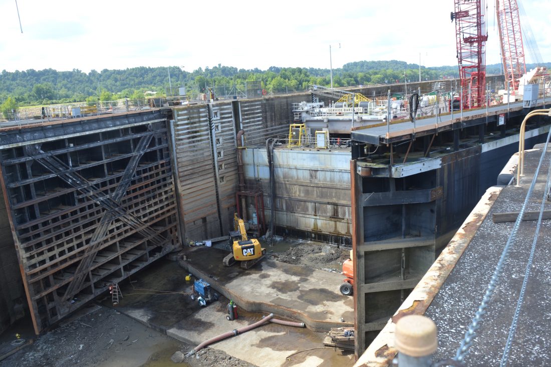 Barge backup; lock maintenance first in 20 years | News, Sports, Jobs ...
